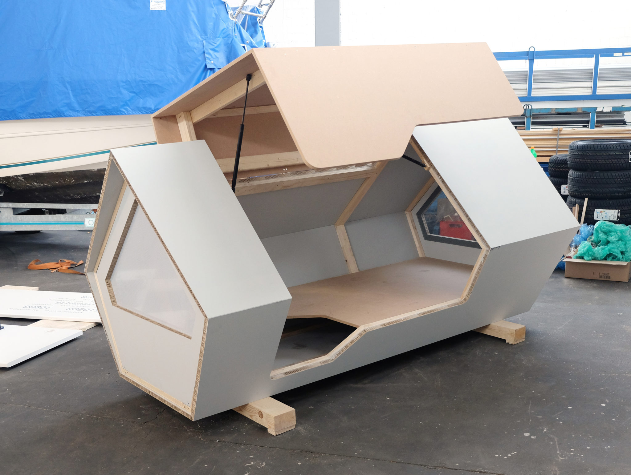 German City Installs Pods For Homeless People To Sleep In