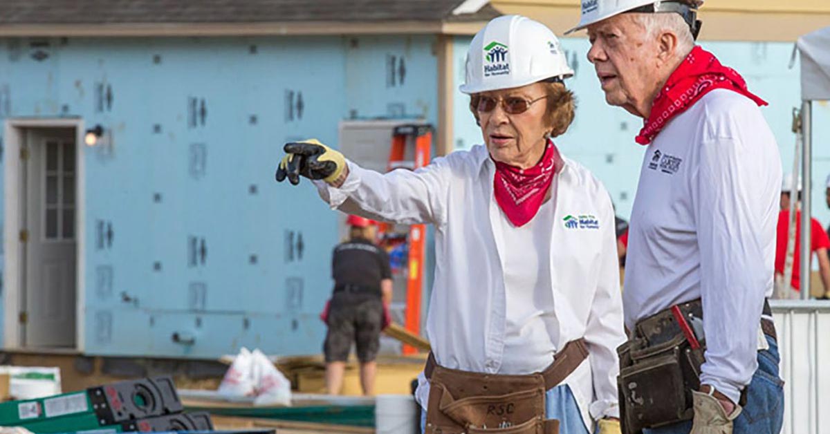 Jimmy Carter went back to building houses after his hip surgery - The ...