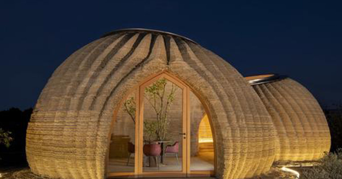 Round Houses of Raw Earth: 3D Printing Sustainable Homes in 200 Hours