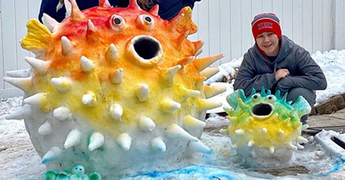 Snow sculptures you have to see with your eyes to believe : The Premier ...