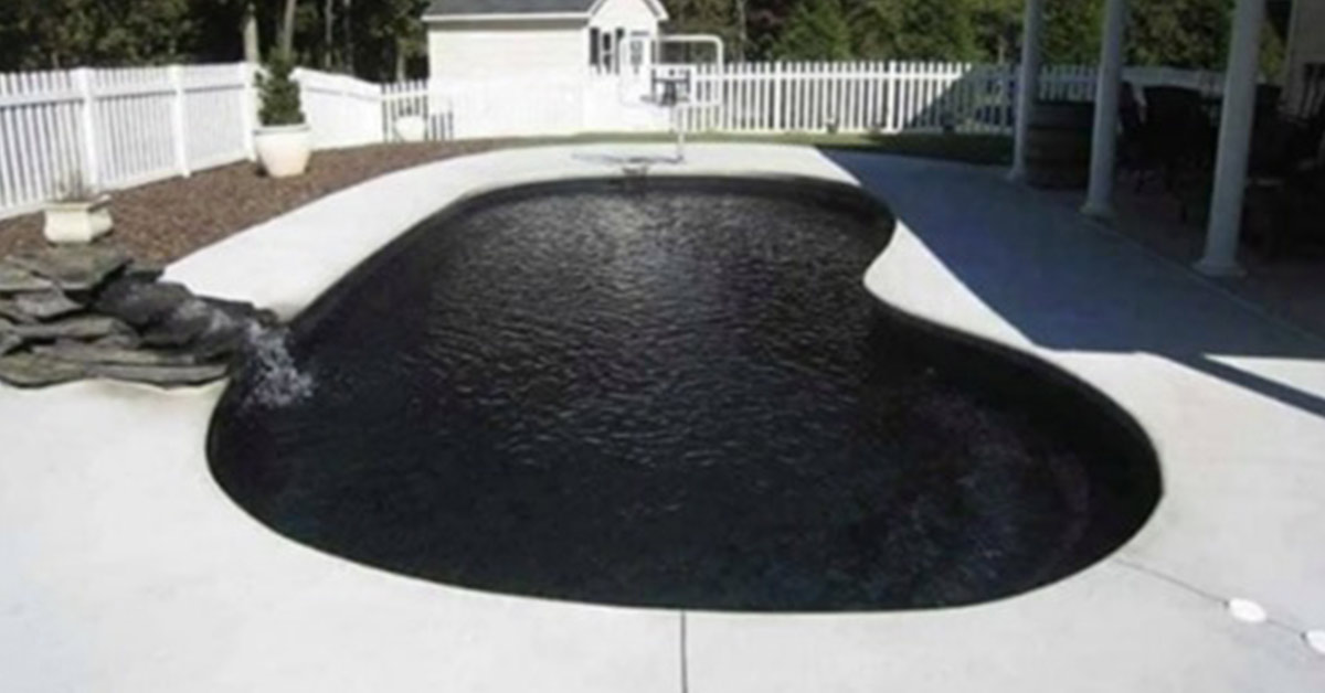 Black Bottom Pools Are The New Trend