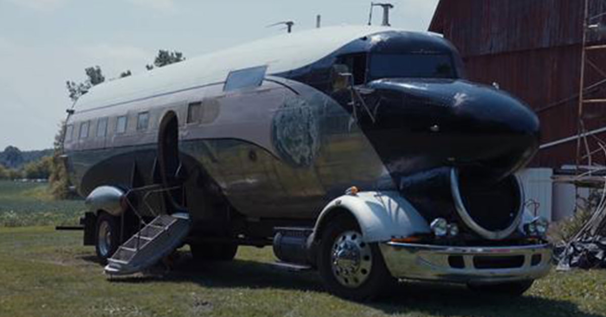 Abandoned Airplane Takes Off Again As Luxury RV