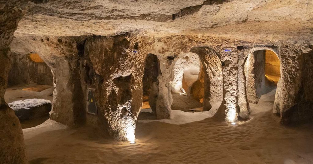 Derinkuyu: Mysterious underground city in Turkey found in man’s ...