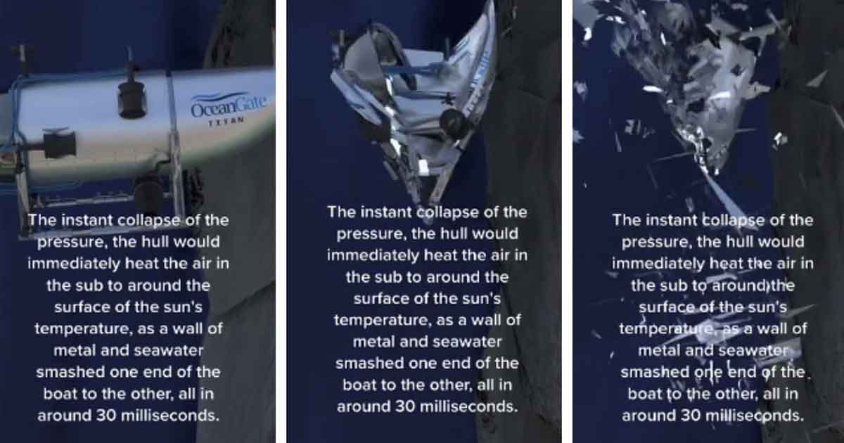 New Videos Show What The Implosion Of The Titanic Submersible Might ...