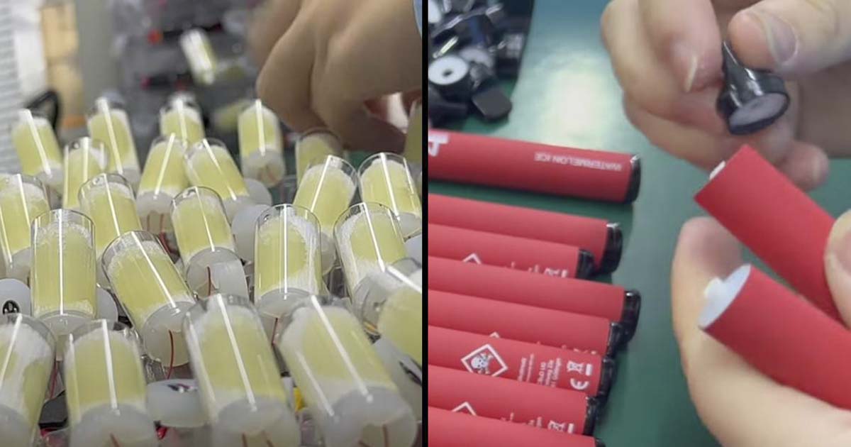 People are shocked after seeing how disposable vape pens are made