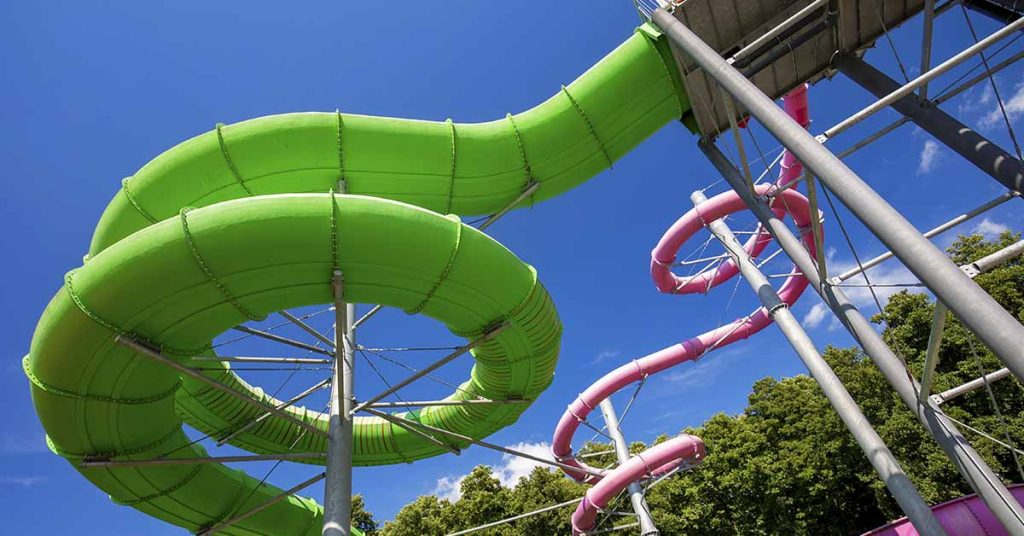 World’s first stand-up waterslide is as odd as it sounds