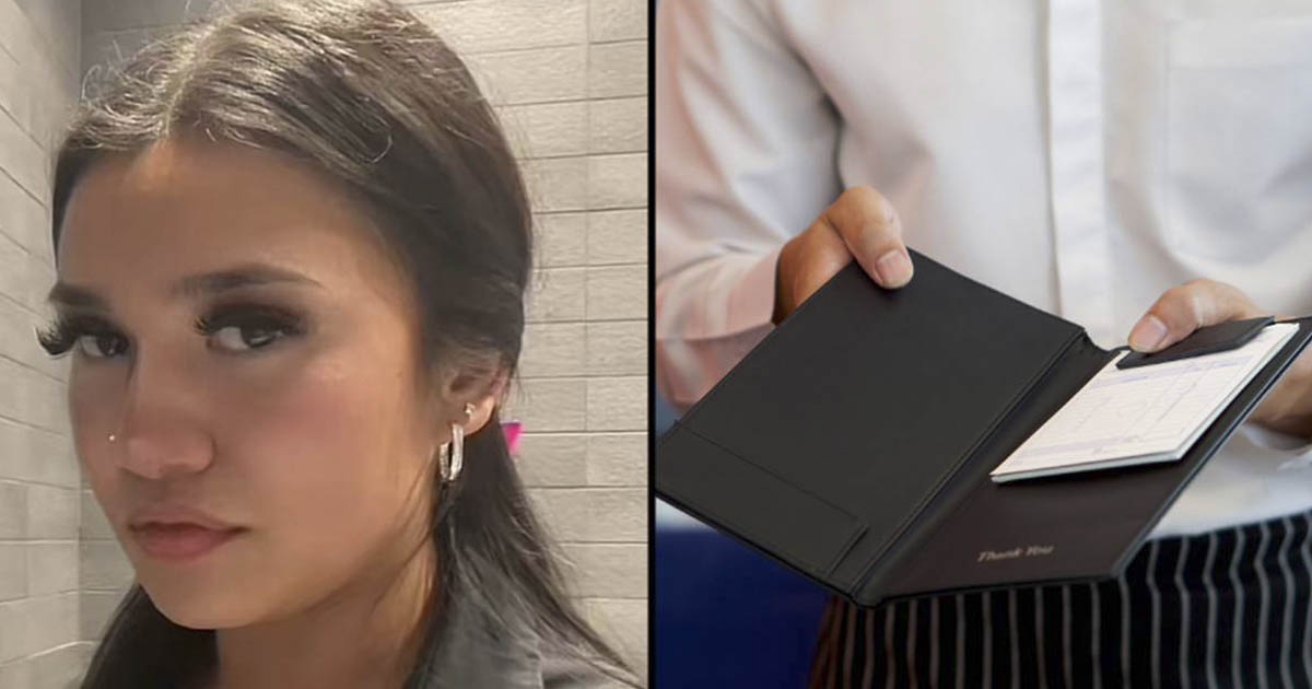 Waitress says there’s a bill trick they use if they want you to leave ...