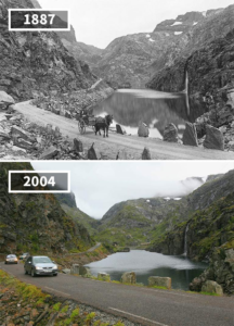 Then and Now Photos of Historical Places Showing How Quickly Things Change